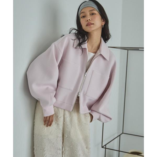 『タイムセール実施中』ZOZO問い合わせ番号:102258409ショップ:DOUX ARCHIVES，ドゥアルシーヴブランド:DOUX ARCHIVES，ドゥアルシーヴ商品名:【EC限定】モチモチシリーズ/ボンディングクロップドブルゾンカテ...