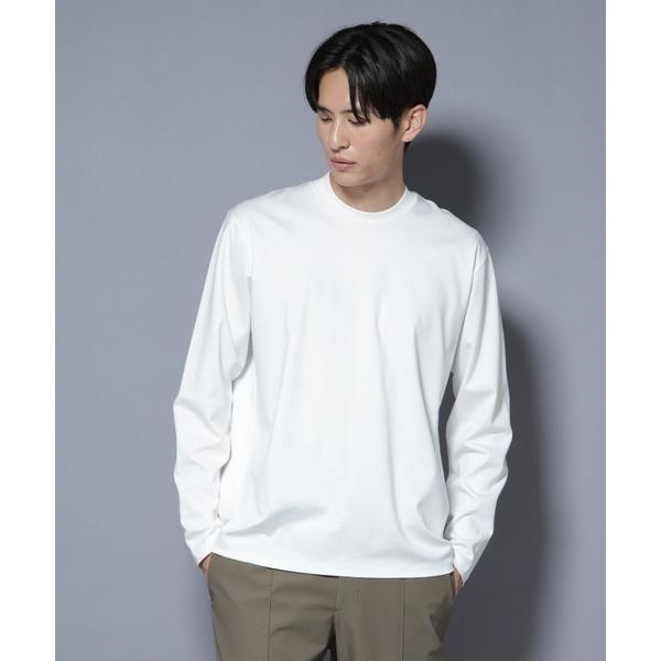 ZOZO問い合わせ番号:102258595ショップ:NANO universe，ナノユニバースブランド:NANO universe，ナノユニバース商品名:ジャケT(R) プレミアム クルーネック 長袖カテゴリ:トップス>Tシャツ/カッ...