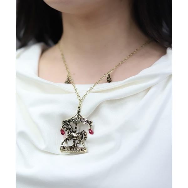 『セール実施中』ZOZO問い合わせ番号:102258710ショップ:axes femme，アクシーズファムブランド:NIBBLE POISON，ニブルポイズン商品名:カルーセルネックレスカテゴリ:アクセサリー>ネックレスブランド品番:...