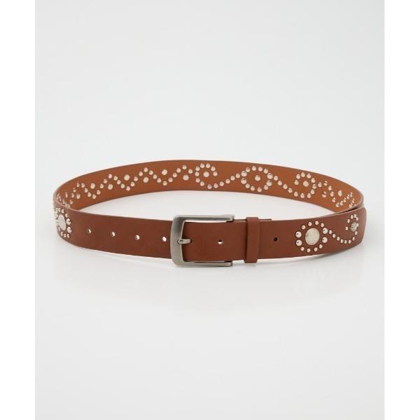 ZOZO問い合わせ番号:102258778ショップ:SLY，スライブランド:SLY，スライ商品名:【2026SS新作】F/LEATHER STUDS BELT フェイクレザー スタッズ ベルトカテゴリ:ファッション雑貨>ベルトブランド...