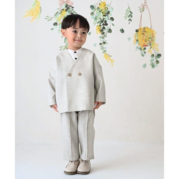 ZOZO問い合わせ番号:102260042ショップ:PUPPAPUPO，プッパプーポブランド:PUPPAPUPO，プッパプーポ商品名:セットアップ ノーカラージャケットカテゴリ:フォーマルスーツ/小物>スーツセットブランド品番:260...