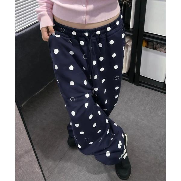 『タイムセール実施中』ZOZO問い合わせ番号:102260331ショップ:me Jane，ミージェーンブランド:meJane，ミージェーン商品名:ドット柄 スウェットパンツカテゴリ:パンツ>スウェットパンツブランド品番:3850606...