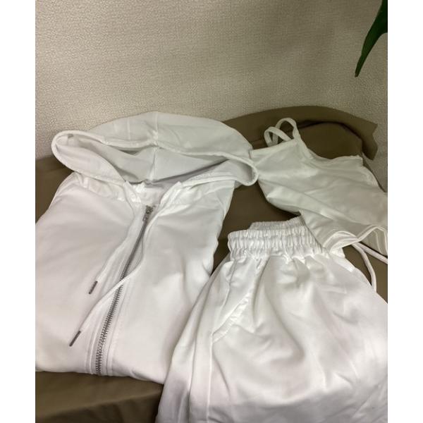 『タイムセール実施中』ZOZO問い合わせ番号:102260703ショップ:Mayree，メイリーブランド:almo，アルモ，Mayree，メイリー商品名:【Blss】【Bling Leads】ミニ裏毛　ZIPパーカー　Sパンツ　キャミ3点セ...