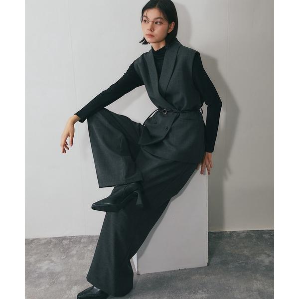 ZOZO問い合わせ番号:102260738ショップ:SMILE ORCHID，スマイルオーキッドブランド:SMILE ORCHID，スマイルオーキッド商品名:ベルト付きジレ＆ワイドパンツ＆プルオーパー4点セットアップカテゴリ:フォーマルスー...