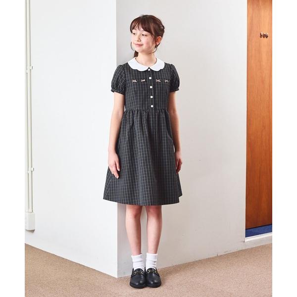 ZOZO問い合わせ番号:102262087ショップ:CHOPIN，ショパンブランド:CHOPIN，ショパン商品名:【ジュニア】ダークチェックミニリボンワンピース（140cm〜）カテゴリ:ワンピース/ドレス>ワンピースブランド品番:26...