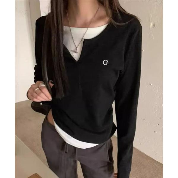 『タイムセール実施中』ZOZO問い合わせ番号:102264170ショップ:WEGO，ウィゴーブランド:WEGO，ウィゴー商品名:WEGO/レイヤード風カットソー/ロンTトップスカテゴリ:トップス>Tシャツ/カットソーブランド品番:DF...