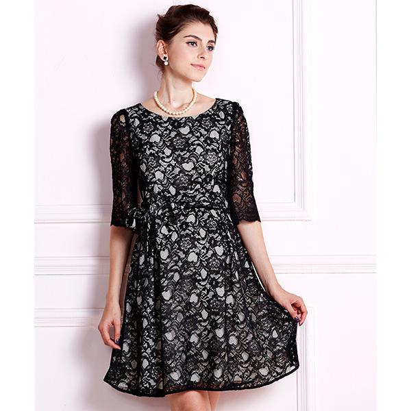 『セール実施中』ZOZO問い合わせ番号:11126693ショップ:Sweet Mommy，スウィートマミーブランド:SweetMommy，スウィートマミー商品名:日本製　総レースマタニティドレスカテゴリ:ママ＆ベビー>マタニティウェア...