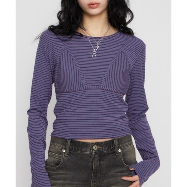 ZOZO問い合わせ番号:102269484ショップ:LAGUA GEM，ラグア ジェムブランド:LAGUA GEM，ラグアジェム商品名:BUSTIER PATCH ロングスリーブＴシャツカテゴリ:トップス>Tシャツ/カットソーブランド...