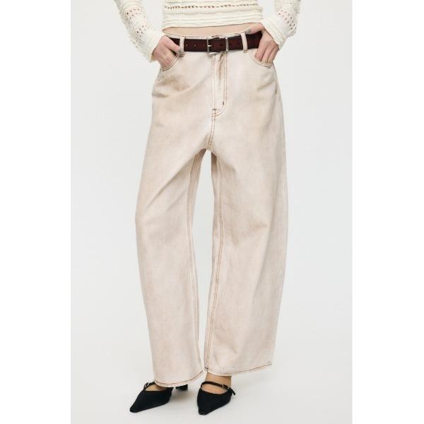 ZOZO問い合わせ番号:102270101ショップ:MOUSSY，マウジーブランド:MOUSSY，マウジー商品名:【26年SS新作】DIRTY COCOON BAGGYカテゴリ:パンツ>デニムパンツブランド品番:010JS111-18...