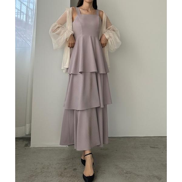 参考価格：8，759円発売時期：2025年01月コンディション：A（使用感なし）数回使用した程度で使用感が感じられないアイテム参考商品名：【薄くて軽いジョーゼット生地】フリルティアードキャミワンピース【一部ペチスカートSET】[高身長サイズ...