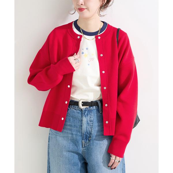 ZOZO問い合わせ番号:102280459ショップ:JOINT WORKS，ジョイントワークスブランド:B.C STOCK，ベーセーストック，Simplicite，サンプリシテ商品名:ウォッシャブル / 接結ニットカーディガンカテゴリ:トッ...