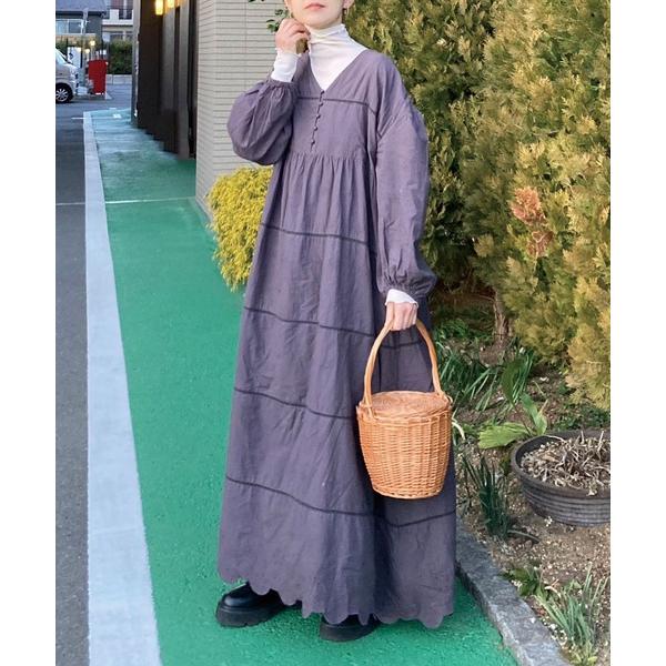 『セール実施中』参考価格：7，590円発売時期：2024年03月コンディション：B（目立つ使用感なし）使用感が少ない、または気にならないアイテム前身頃・袖：汚れ参考商品名：コットンレースVネックロングワンピース参考品番：N247555TO【...