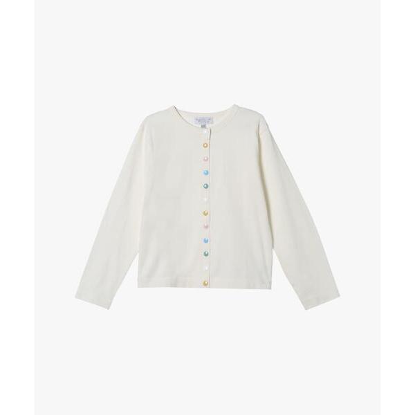 ZOZO問い合わせ番号:102304543ショップ:agnes b.，アニエスベーブランド:agnes b.，アニエスベー商品名:キッズ マルチカラー コットン 長袖 カーディガンプレッションカテゴリ:トップス>カーディガン/ボレロブ...