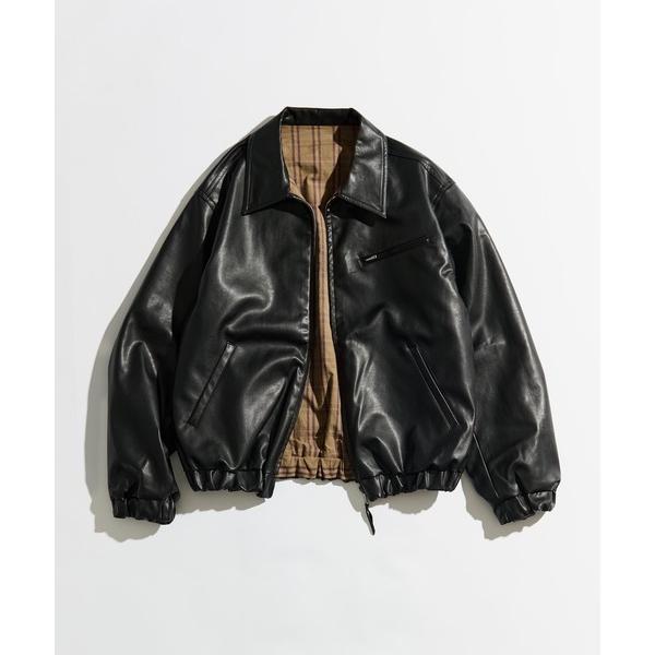 ZOZO問い合わせ番号:102304809ショップ:epnok，エプノックブランド:WETTEMPT，ウィテンプト商品名:REVERSIBLE CHECK SYNTHETIC BLOUSON / リバーシブルチェック合皮ブルゾンカテゴリ:ジ...