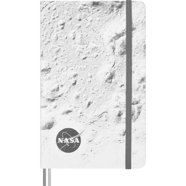 ZOZO問い合わせ番号:102305101ショップ:MOLESKINE，モレスキンブランド:MOLESKINE，モレスキン商品名:NASA-inspired ノートブック ラージサイズ(横13cm×縦21cm) 横罫 ライトグレー SKNT...