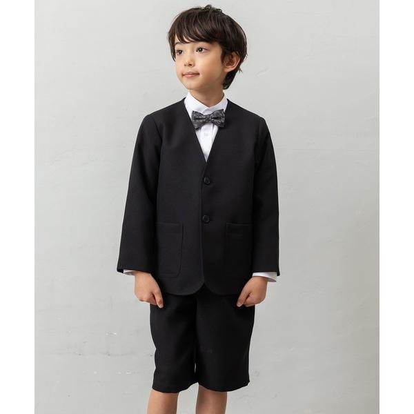 『タイムセール実施中』ZOZO問い合わせ番号:102305105ショップ:ROBE FAMILLE，ローブファミーユブランド:BTZ TOKYO，ビーティーゼットトウキョウ商品名:【4点セットスーツ】ジャケット+ハーフパンツ+シャツ+蝶ネク...