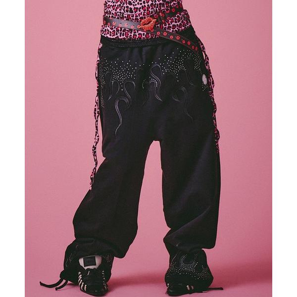 『セール実施中』ZOZO問い合わせ番号:102306009ショップ:CORPUS TOKYO，コーパス トーキョーブランド:GALFY，ガルフィー商品名:【GALFY/ガルフィー】ファイヤーピカピカスウェットPTカテゴリ:パンツ>スウ...