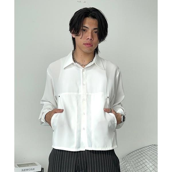 『タイムセール実施中』ZOZO問い合わせ番号:102306023ショップ:Auntie Rosa，アンティローザブランド:MandO（Auntie Rosa），エムオー商品名:アソートマフポケットシャツカテゴリ:トップス>シャツ/ブラ...