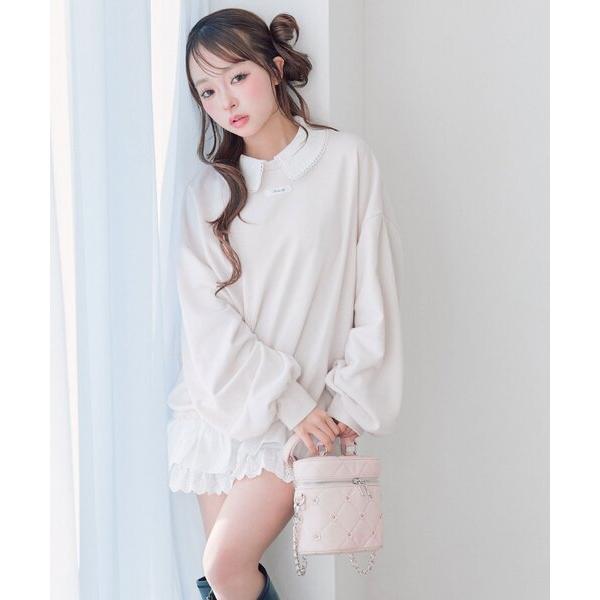 『タイムセール実施中』ZOZO問い合わせ番号:102306049ショップ:OLIVE des OLIVE，オリーブ デ オリーブブランド:OLIVE des OLIVE，オリーブデオリーブ商品名:【衿取り外し可】裾レースチュニックカテゴリ:...