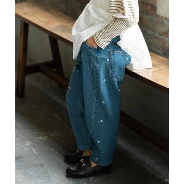 『タイムセール実施中』ZOZO問い合わせ番号:102306344ショップ:Bonjour Sagan，ボンジュールサガンブランド:RIO，リオ，Bonjour Sagan，ボンジュールサガン商品名:アトリエデニム・メルシー(ハート刺繍)　タ...