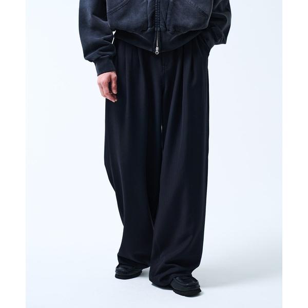 ZOZO問い合わせ番号:102306405ショップ:IF Div.，アイエフディビジョンブランド:THE BOLDMAN，ザ ボールドマン商品名:2tuck Wide Slacks / 2タックワイドスラックスパンツカテゴリ:パンツ>...