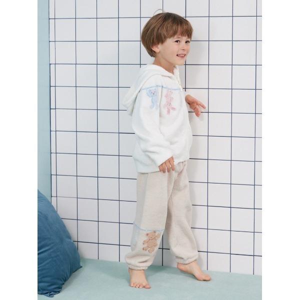 ZOZO問い合わせ番号:102306684ショップ:gelato pique，ジェラート　ピケブランド:gelato pique，ジェラートピケ商品名:【KIDS】エアリーモコウォッシングアニマルジャガードロングパンツカテゴリ:ルームウェア...