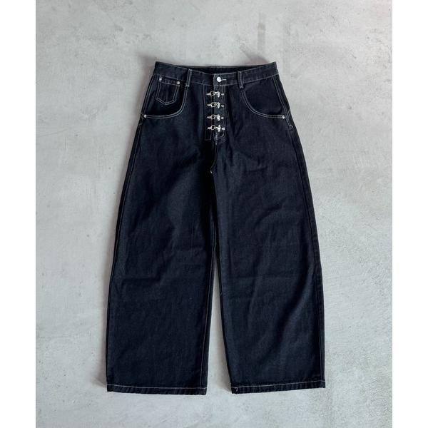 ZOZO問い合わせ番号:102307418ショップ:Auntie Rosa，アンティローザブランド:BLANK HOTEL，ブランクホテル商品名:Fireman Backle Denim Pants / ファイヤーマンバックルデニムパンツカ...