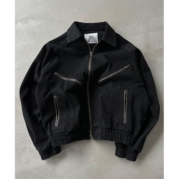 ZOZO問い合わせ番号:102307731ショップ:Perushu，ペルーシュブランド:Perushu，ペルーシュ商品名:4Pocket double zip blouson／4ポケット ダブルジップ ブルゾンカテゴリ:ジャケット/アウター...