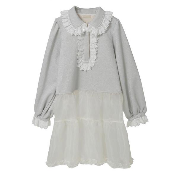 ZOZO問い合わせ番号:102307909ショップ:Candy Stripper，キャンディストリッパーブランド:Candy Stripper，キャンディストリッパー商品名:LACE COLLAR POLO ワンピースカテゴリ:ワンピース/...