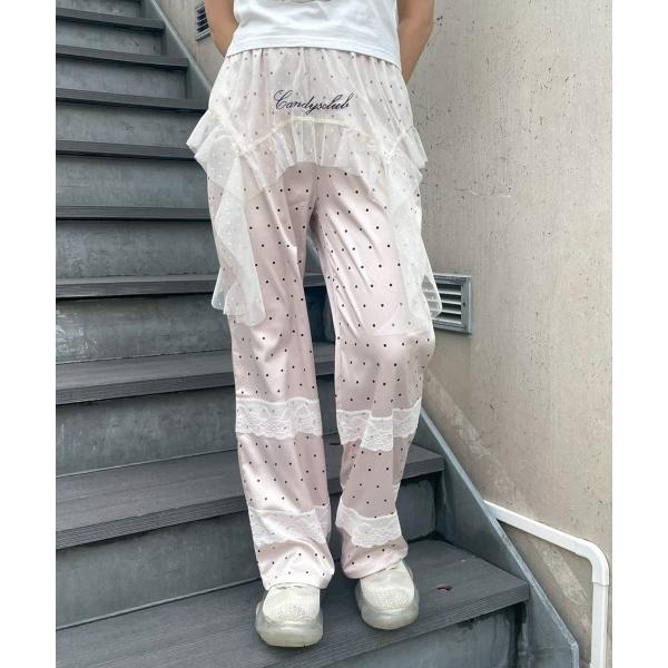 『タイムセール実施中』ZOZO問い合わせ番号:102307926ショップ:Candy Stripper，キャンディストリッパーブランド:Candy Stripper，キャンディストリッパー商品名:LACE TRIM LAYERED DOT ...