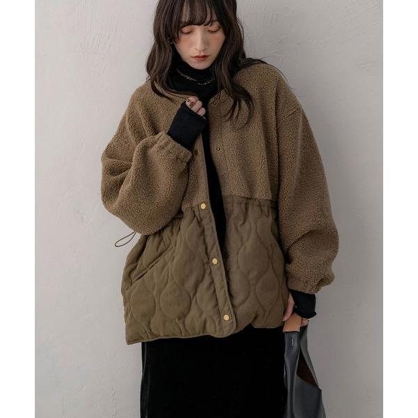 『タイムセール実施中』ZOZO問い合わせ番号:102308121ショップ:Chaco closet，チャコクローゼットブランド:NOAHL，ノアル商品名:【NOAHL】ボアキルティングコートカテゴリ:ジャケット/アウター>その他アウタ...