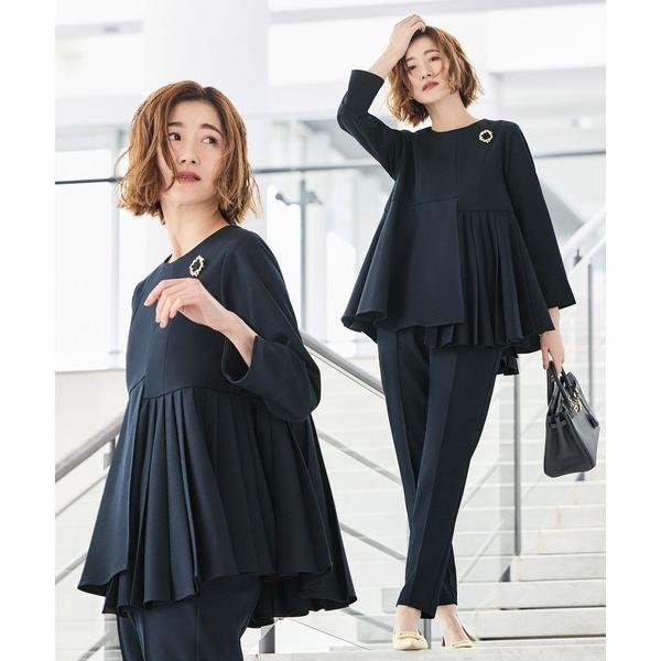 『セール実施中』ZOZO問い合わせ番号:102308256ショップ:RUIRUE BOUTIQUE，ルイルエブティックブランド:RUIRUE BOUTIQUE，ルイルエブティック商品名:ストレッチ ｜ 【2点set】アシンメトリー・プリーツ...