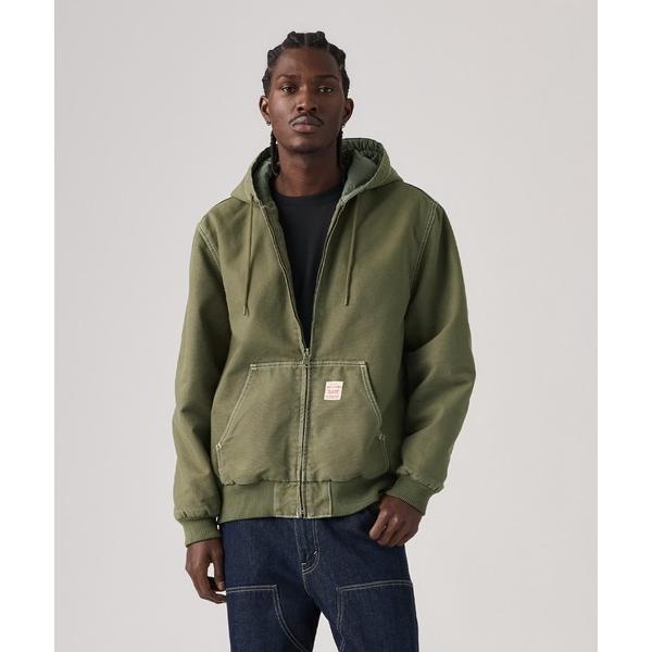 ZOZO問い合わせ番号:102308499ショップ:Levi's，リーバイスブランド:Levi's，リーバイス商品名:WORKWEAR POTRERO デニム フーディーカテゴリ:ジャケット/アウター>ブルゾンブランド品番:A3222...