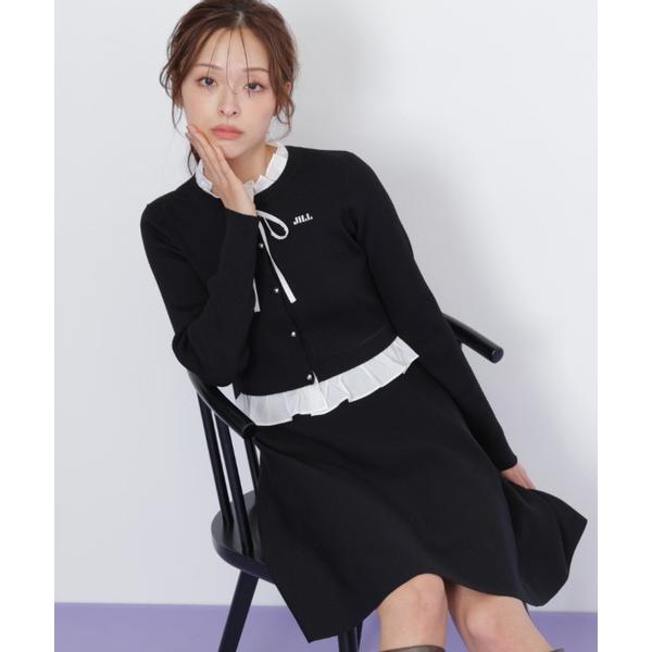 ZOZO問い合わせ番号:102308858ショップ:JILL by JILL STUART，ジル バイ ジル スチュアートブランド:JILL by JILL STUART，ジルバイジルスチュアート商品名:レイヤードミニニットアップカテゴリ:...