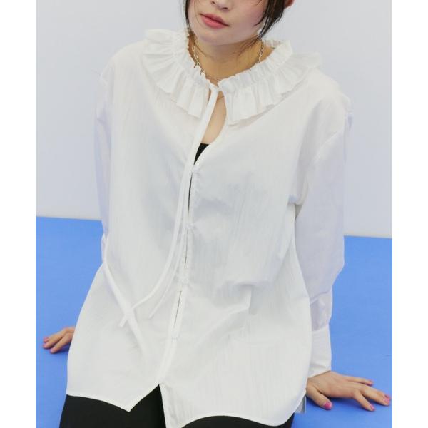 『セール実施中』ZOZO問い合わせ番号:102308974ショップ:Auntie Rosa，アンティローザブランド:bita.，ビタ商品名:フリルネックブラウスカテゴリ:トップス>シャツ/ブラウスブランド品番:BAASC261001素...