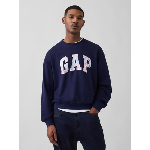 ZOZO問い合わせ番号:102309010ショップ:GAP，ギャップブランド:GAP，ギャップ商品名:ヴィンテージソフト フレンチテリー オーバーサイズ SAKURA GAPロゴ スウェットシャツカテゴリ:トップス>スウェットブランド...