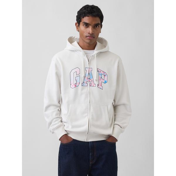 ZOZO問い合わせ番号:102309011ショップ:GAP，ギャップブランド:GAP，ギャップ商品名:ヴィンテージソフト フレンチテリー SAKURA GAPロゴ ジップアップパーカーカテゴリ:トップス>パーカーブランド品番:8879...