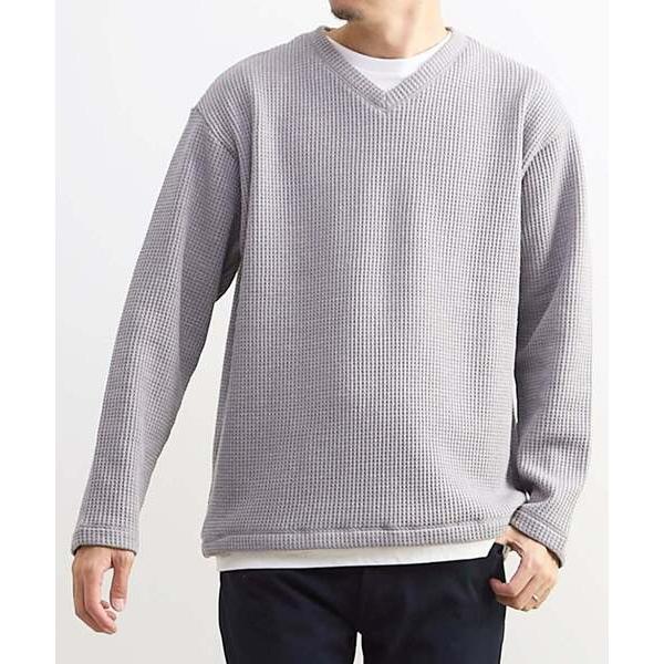 『タイムセール実施中』ZOZO問い合わせ番号:102309193ショップ:MEN'S MELROSE，メンズ メルローズブランド:MASTER FRAME，マスターフレーム 商品名:【MASTER FRAME/マスターフレーム】裏起毛ワッフ...