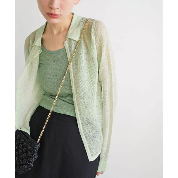 『セール実施中』参考価格：9，900円発売時期：2023年03月コンディション：A（使用感なし）数回使用した程度で使用感が感じられないアイテム参考商品名：SLOBE citron. POCO POCO ニットシャツ参考品番：23080924...