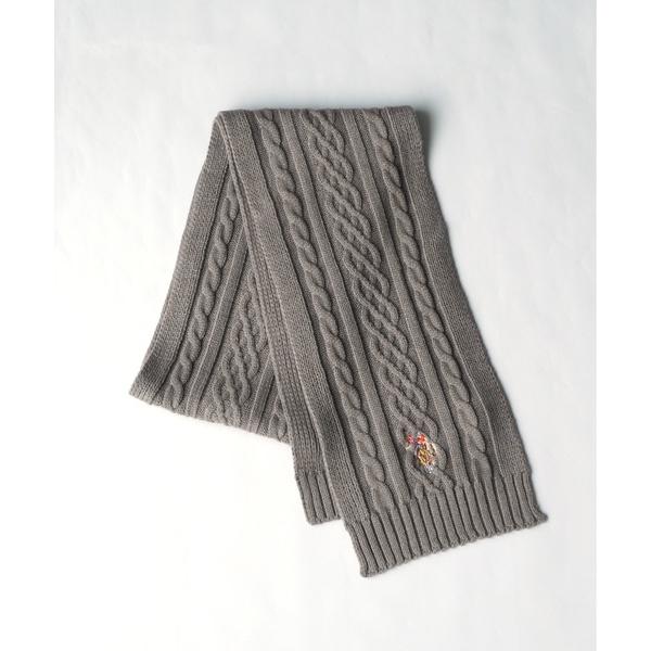 『セール実施中』参考価格：6，490円発売時期：2024年09月コンディション：B（目立つ使用感なし）使用感が少ない、または気にならないアイテム表面：ほつれ参考商品名：【U.S. POLO ASSN.】 ユーエスポロアッスン　ニットケーブル...