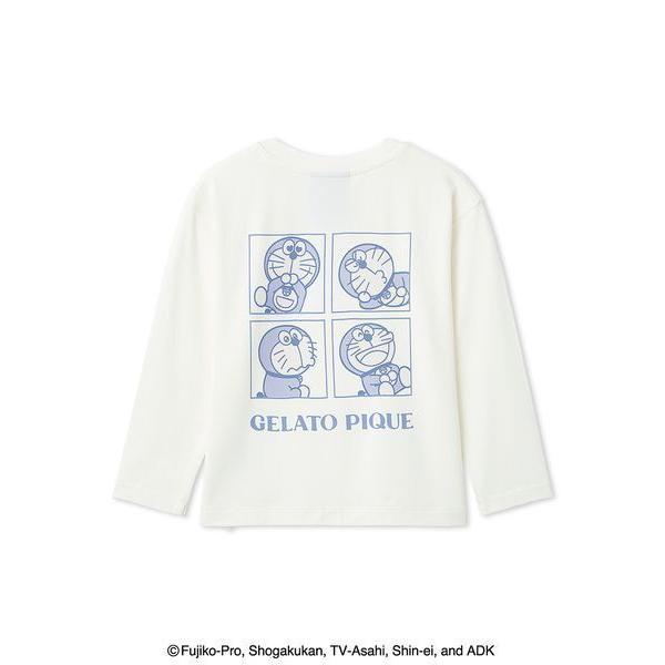 ZOZO問い合わせ番号:102342621ショップ:gelato pique，ジェラート　ピケブランド:gelato pique，ジェラートピケ商品名:【ドラえもん】【キッズ】プリントロンTカテゴリ:ルームウェア>ルームウェア/パジャ...