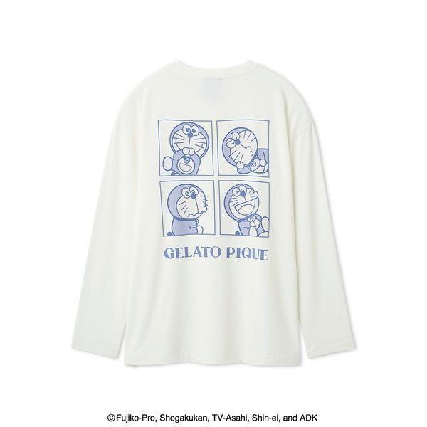 ZOZO問い合わせ番号:102342646ショップ:gelato pique，ジェラート　ピケブランド:gelato pique，ジェラートピケ商品名:【ドラえもん】【レディース】プリントロンTカテゴリ:ルームウェア>ルームウェア/パ...