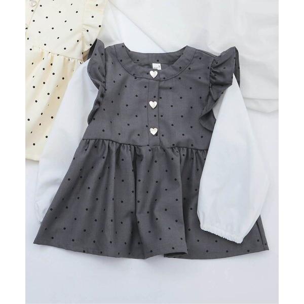 ZOZO問い合わせ番号:102342865ショップ:F.O.Online Store，エフオーオンラインストアブランド:apres les cours，アプレレクール商品名:フリルベストドッキングトップス_ジュニア対応カテゴリ:トップス&g...