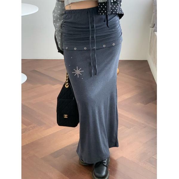 ZOZO問い合わせ番号:102343676ショップ:Auntie Rosa，アンティローザブランド:Y2K SYNAPSE FACTORY，ワイツーケー シナプスファクトリー商品名:【スタッズ】ダブルシャーリングスカートカテゴリ:スカート&...