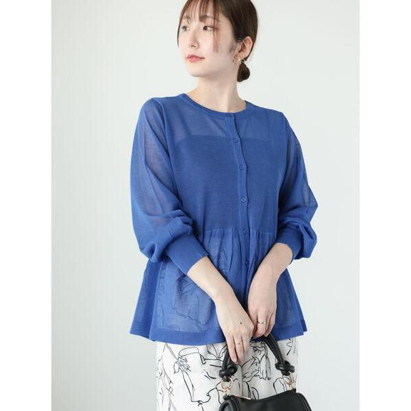 『タイムセール実施中』参考価格：5，500円発売時期：2024年06月コンディション：B（目立つ使用感なし）使用感が少ない、または気にならないアイテム首周り・袖口：汚れすそ周り：汚れ参考商品名：シアーペプラム前後2WAYニット参考品番：26...