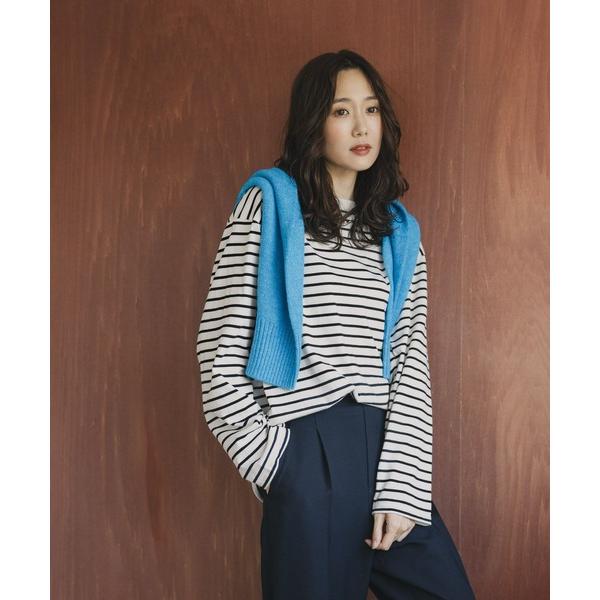 『セール実施中』参考価格：3，490円発売時期：2025年09月コンディション：C（やや使用感あり）使用感があり、やや気になる傷や汚れがあるアイテム首周り・袖口：汚れ参考商品名：Fffit エフィット/天竺ボーダーTシャツ長袖/580823...