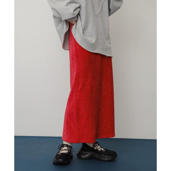 『セール実施中』参考価格：5，500円発売時期：2024年11月コンディション：A（使用感なし）数回使用した程度で使用感が感じられないアイテム参考商品名：ラメカットコールナロースカート参考品番：AA47-25S106【商品に関する注意事項】...