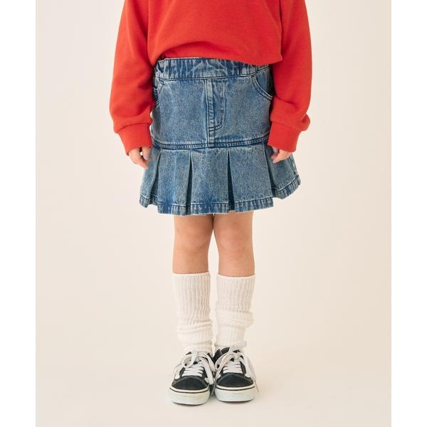 ZOZO問い合わせ番号:102376860ショップ:petit main，プティマインブランド:minimal，ミニマル商品名:裾ボックスタックスカート/デニムカテゴリ:スカート>スカートブランド品番:4361151素材:カーキ＿表地...