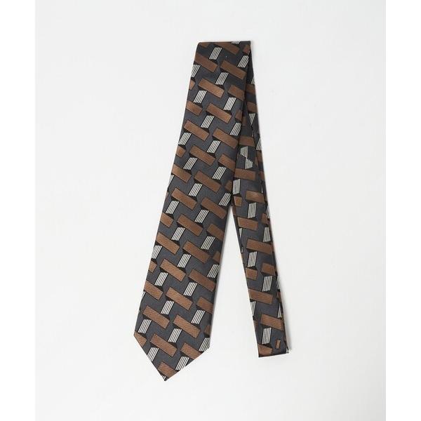 ZOZO問い合わせ番号:102377159ショップ:UNITED ARROWS，ユナイテッドアローズブランド:UNITED ARROWS，ユナイテッドアローズ商品名:＜HOLLIDAY＆BROWN＞スクウェア ジャガード ネクタイカテゴリ:...