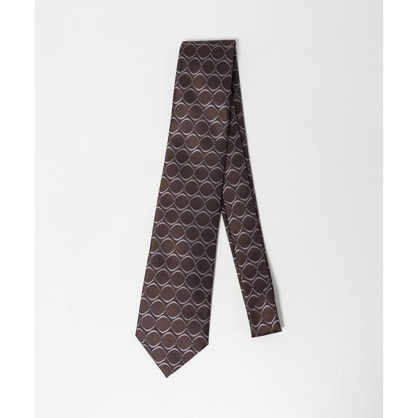 ZOZO問い合わせ番号:102377198ショップ:UNITED ARROWS，ユナイテッドアローズブランド:UNITED ARROWS，ユナイテッドアローズ商品名:＜HOLLIDAY＆BROWN＞サークル ジャガード ネクタイカテゴリ:フ...